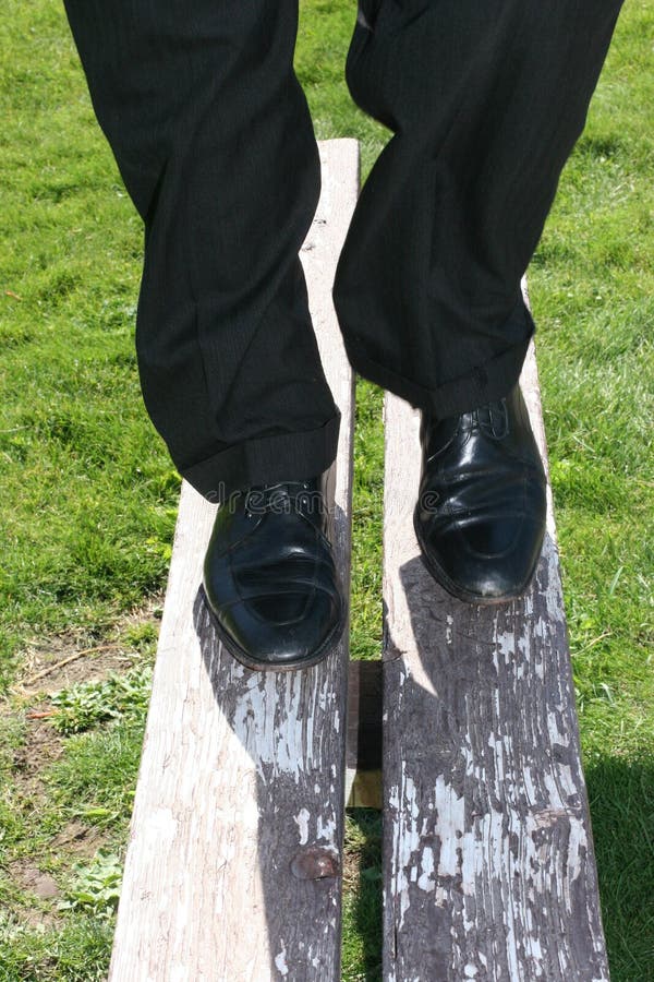 Standing On Bench Picture. Image: 4703016