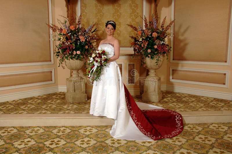 Standing Bride stock photo. Image of bride, female, bridal - 4418542