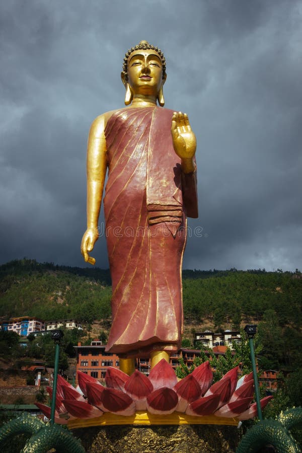 Standing Buddha stock image. Image of blue, buddha, culture - 75028555