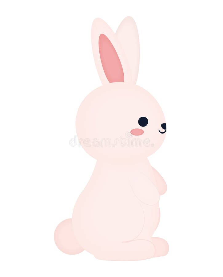 Standing bunny design stock illustration. Illustration of lovely ...
