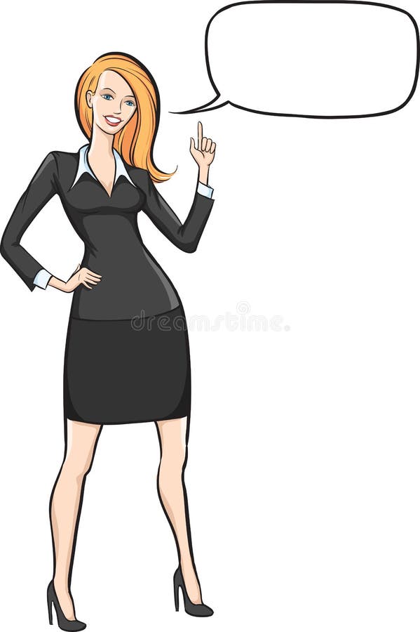 Standing Business Woman Pointing - Continuous Line Drawing Stock Vector ... Standing Business Woman Pointing - Continuous Line Drawing Stock Vector ...
