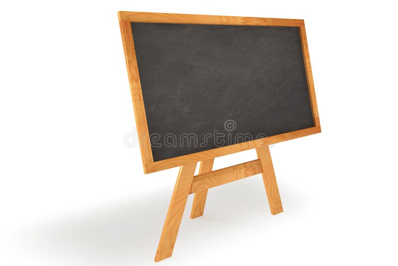 Standing Chalkboard stock image. Image of note, school - 2039979