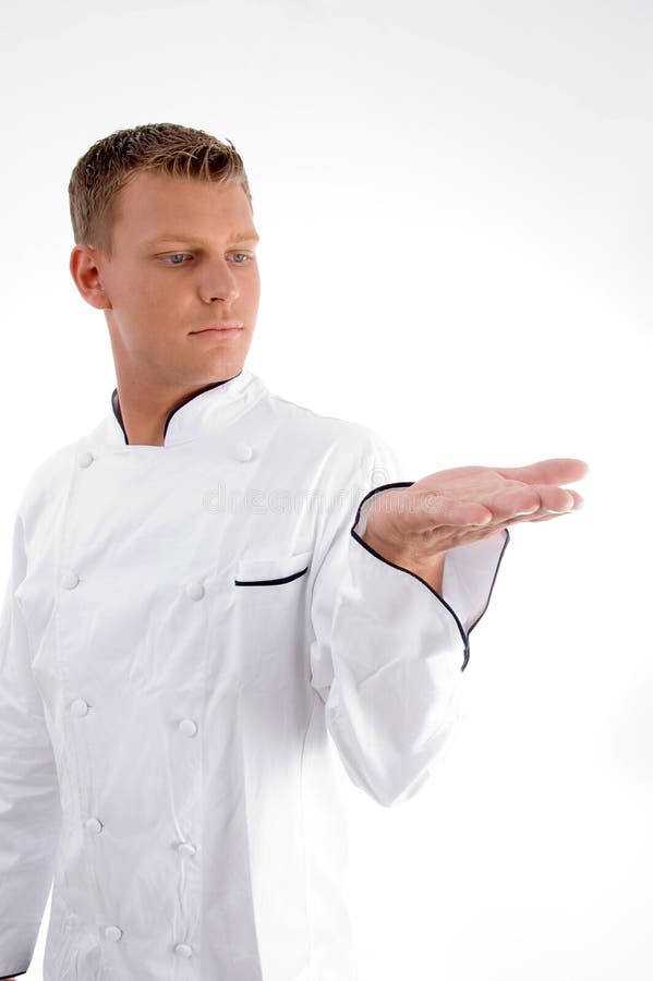 Chef Looking at an Order List in the Commercial Kitchen Stock Photo ...