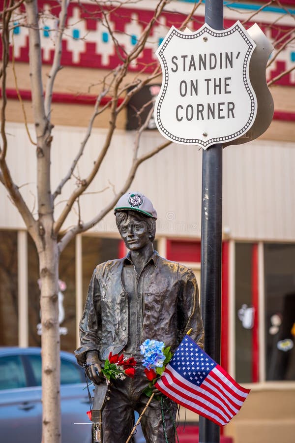 Standing on the Corner Winslow, Arizona. Editorial Photography - Image ...