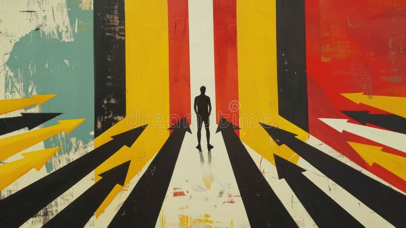 Standing at a Crossroad, Deciding on the Next Step, Choosing the Right ...