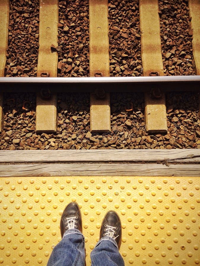 Standing on the Danger Zone Stock Image - Image of dangerous, standing ...