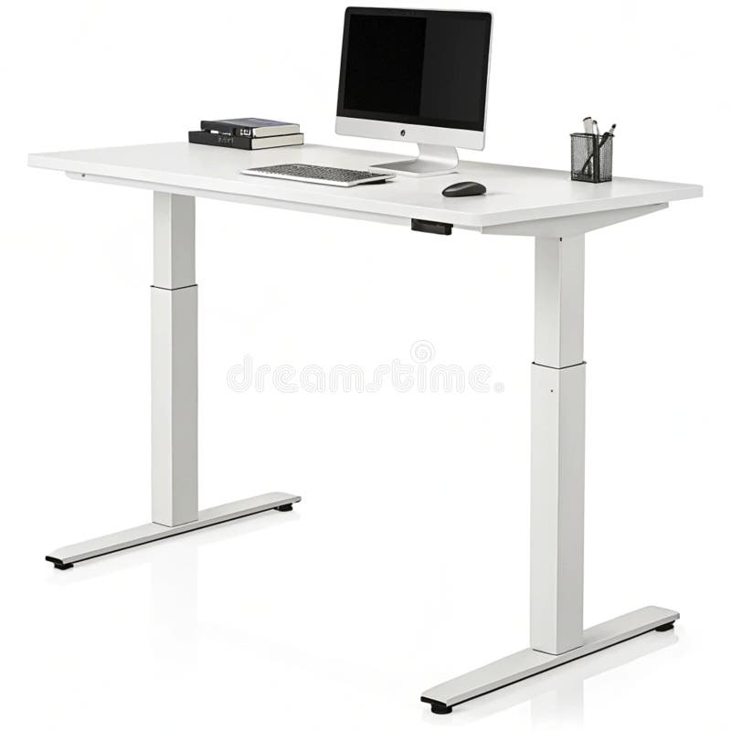 Standing Desks Vector Element Stock Illustration - Illustration of ...