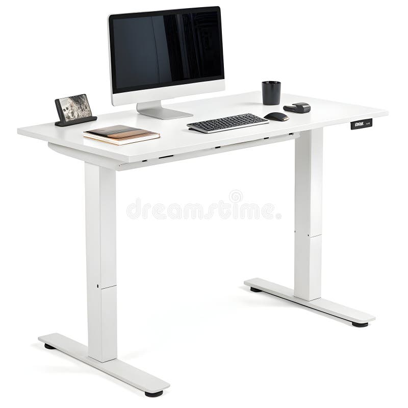 Standing Desks Vector Element Stock Illustration - Illustration of ...