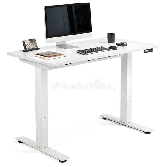 Standing Desks Vector Element Stock Illustration - Illustration of ...