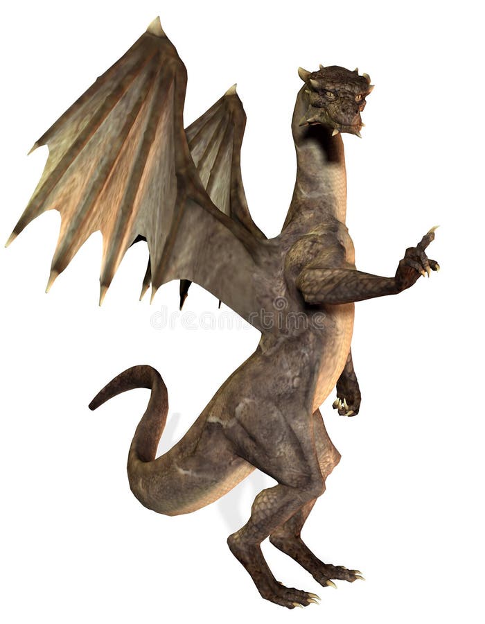 Standing Dragon Silhouette Illustration Stock Vector - Illustration of ...