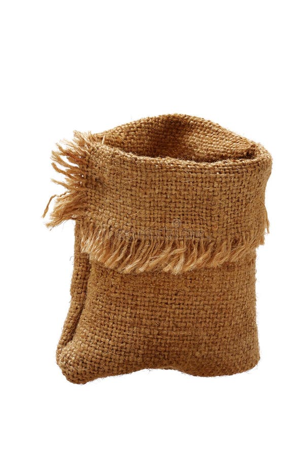 Open Bag of Burlap with Wheat Groats Stock Photo - Image of groats ...