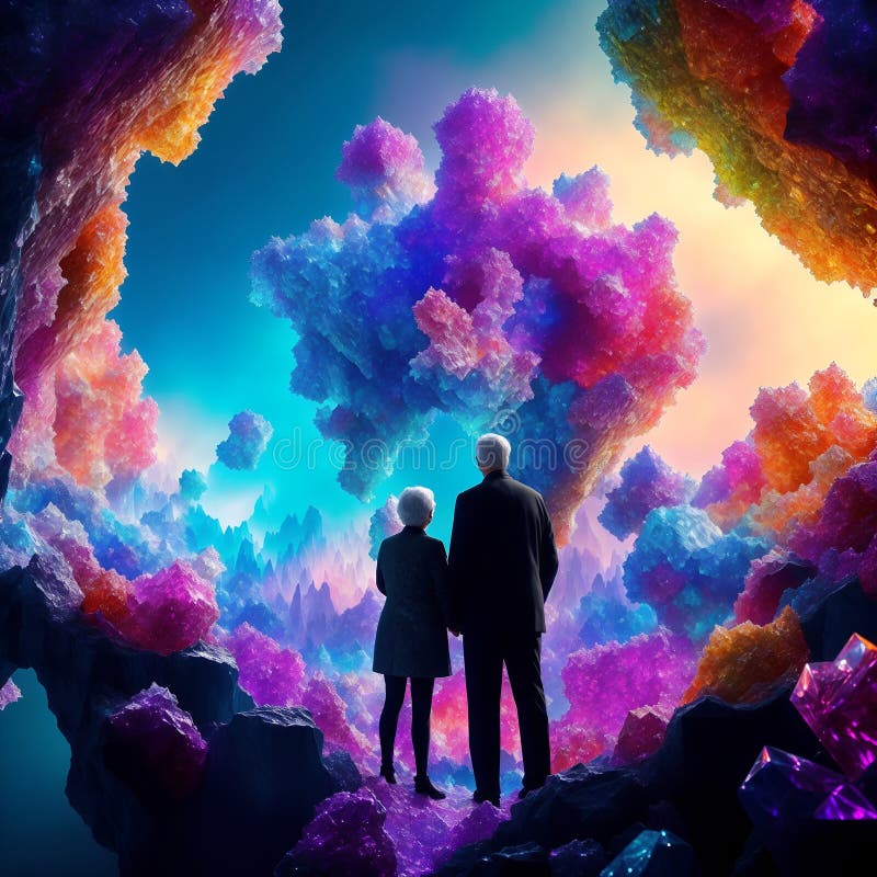 Standing on a Field Watching a Dynamic Colorful Nuclear Cloud Explode ...