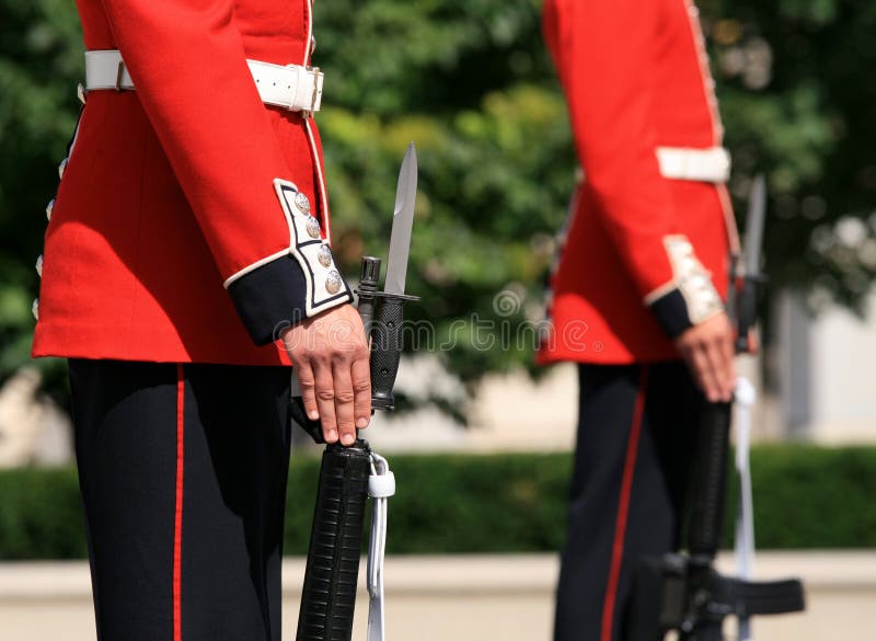Standing Guard stock image. Image of ottawa, ceremonial - 3153079