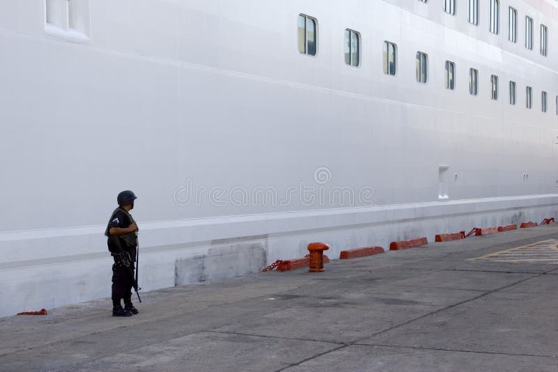 Standing Guard stock photo. Image of watch, secure, wharf - 636576