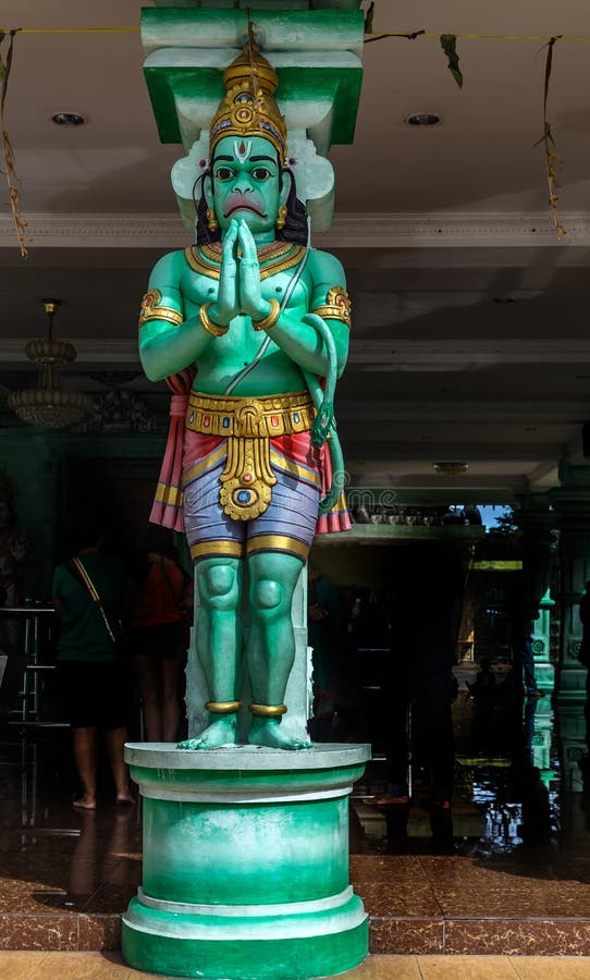 Hanuman Monument in the Temple Complex Bhagwan Valmiki Tirath Sthal ...