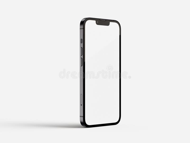 Standing Iphone 13 Mockups Design Stock Photo - Image of brand, design ...