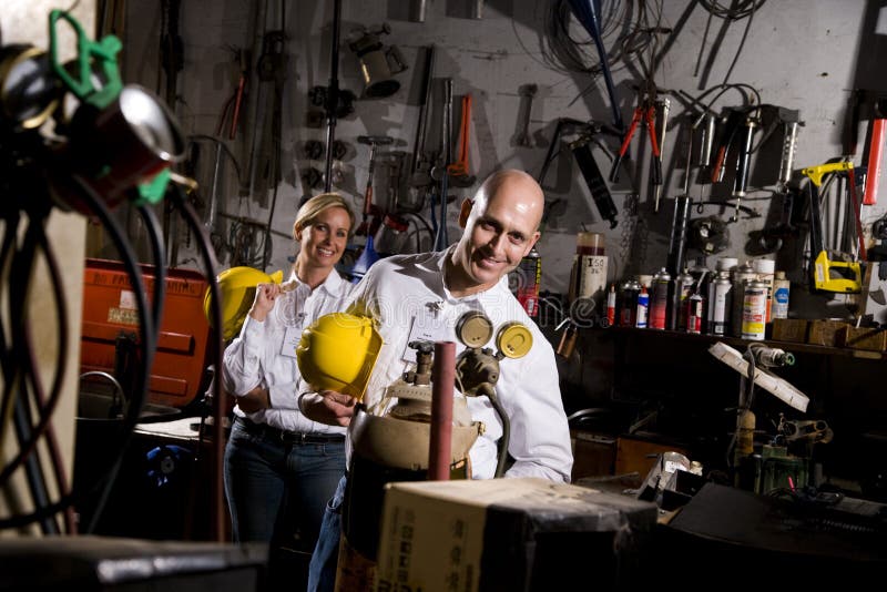 Maintenance room stock photo. Image of business, happy - 10692350