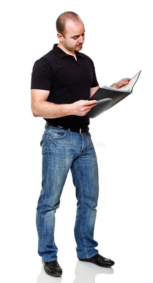 Standing man stock photo. Image of looking, adult, caucasian - 20579578