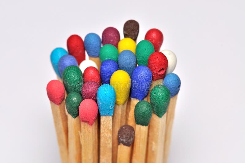 Standing match head stock photo. Image of inflame, group - 43606956