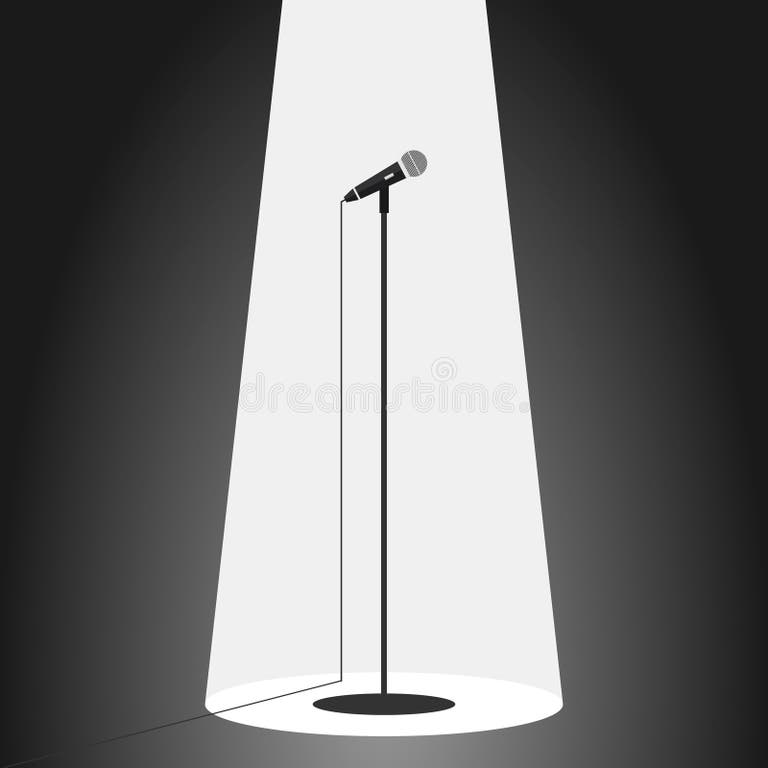 Standing Mic Stock Illustrations – 1,030 Standing Mic Stock ...