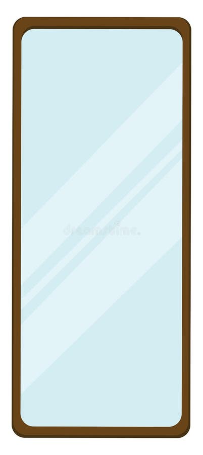 Standing mirror icon stock vector. Illustration of skin - 145849900