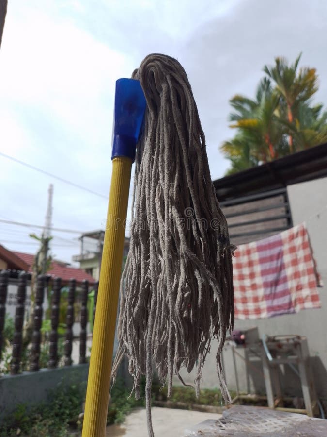 Standing mop stock image. Image of standing, house, upright - 263065389