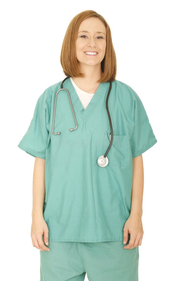 Standing Nurse stock photo. Image of profession, beautiful - 6208602