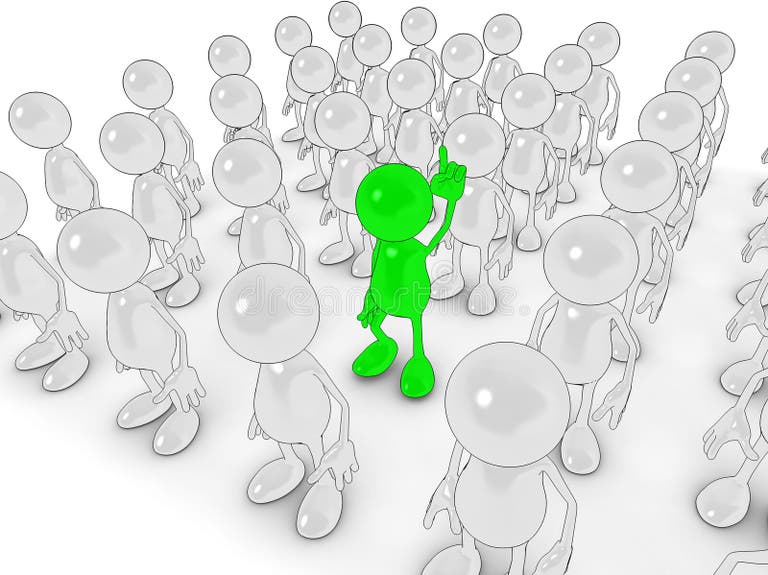 Cartoon Crowd Standing Out Stock Illustrations – 609 Cartoon Crowd ...