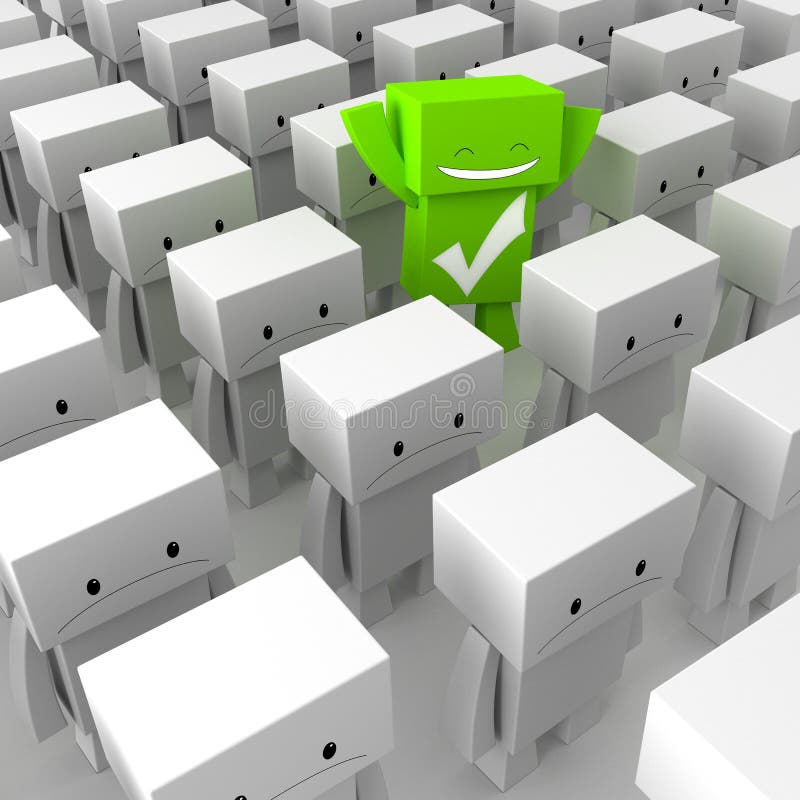 Cartoon Crowd Standing Out Stock Illustrations – 500 Cartoon Crowd ...