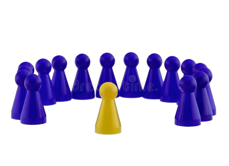 Standing out stock image. Image of leader, crowd, announcement - 1937203