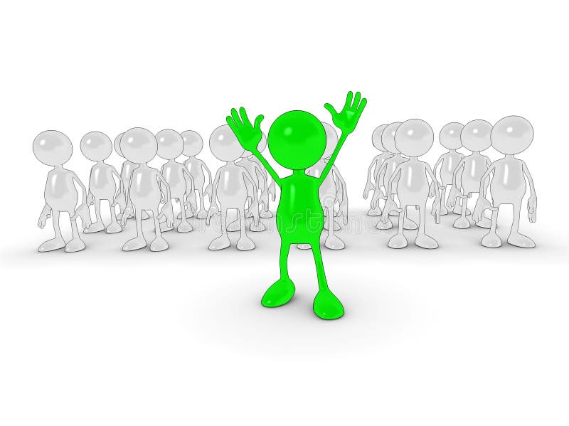 Cartoon Crowd Standing Out Stock Illustrations – 568 Cartoon Crowd ...