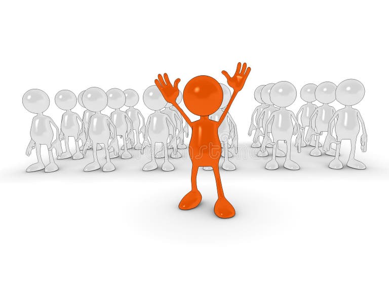 Cartoon Crowd Standing Out Stock Illustrations – 609 Cartoon Crowd ...