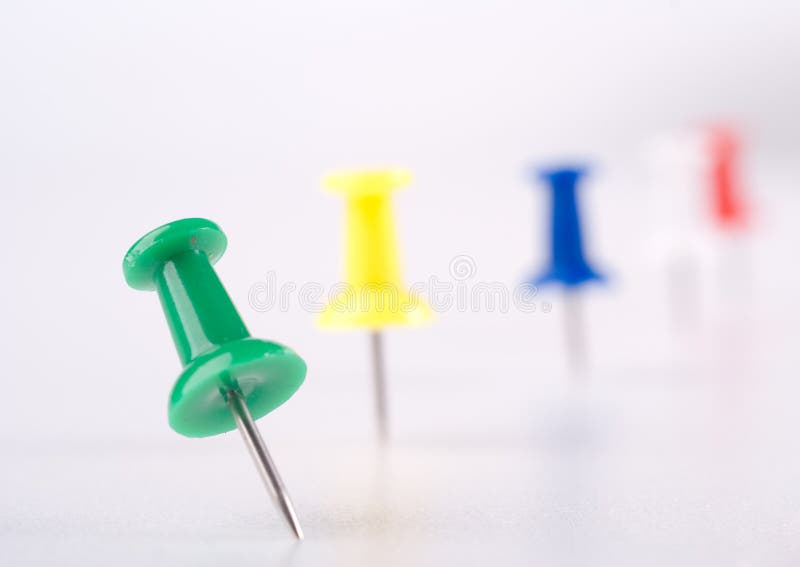 Standing out pin stock image. Image of attach, stationery - 8743385