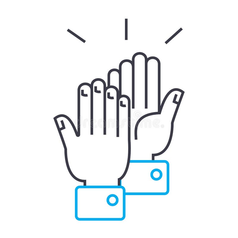 Men Standing Ovation Clapping Applause Stock Image - Illustration of ...