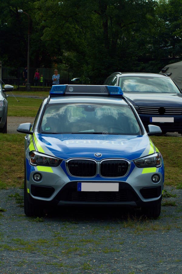 Standing Police Car without a Driver Editorial Photo - Image of help ...