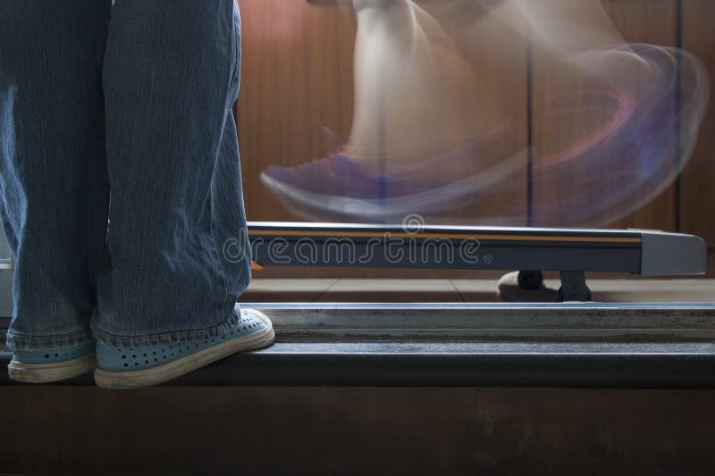 Standing and running stock photo. Image of treadmill - 57154804