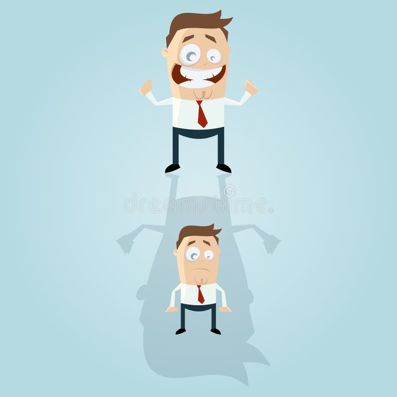 Standing in shadow stock illustration. Illustration of manager - 33938329