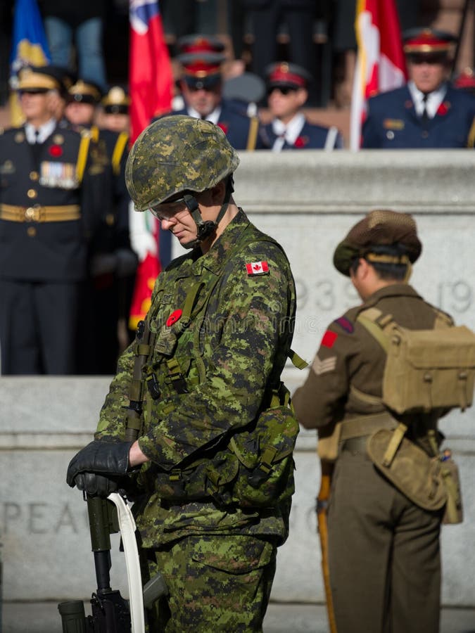 Standing soldiers editorial stock image. Image of canada - 27629899