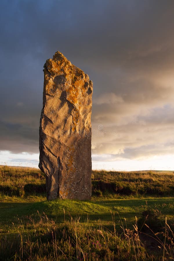 Standing stone stock image. Image of picts, archaeology - 11040743