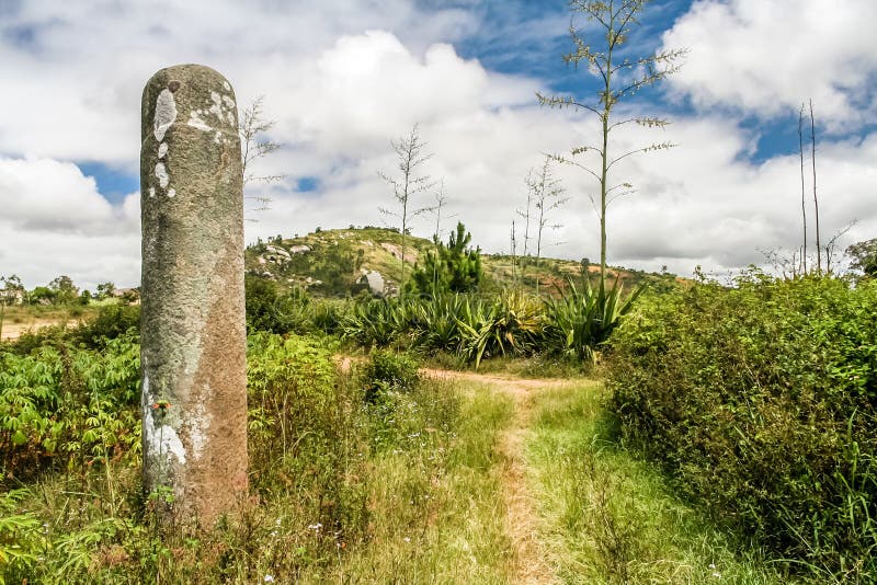 Standing stone stock image. Image of jungle, mystic, nature - 24175047