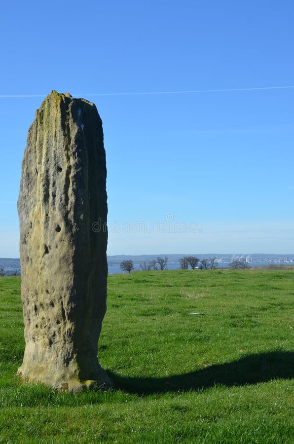 Standing Stone stock image. Image of standing, landmark - 27221125