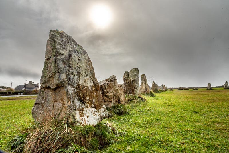 Standing Stones in Brittany. Stock Image - Image of celtic, ancient ... Standing Stones in Brittany. Stock Image - Image of celtic, ancient ...