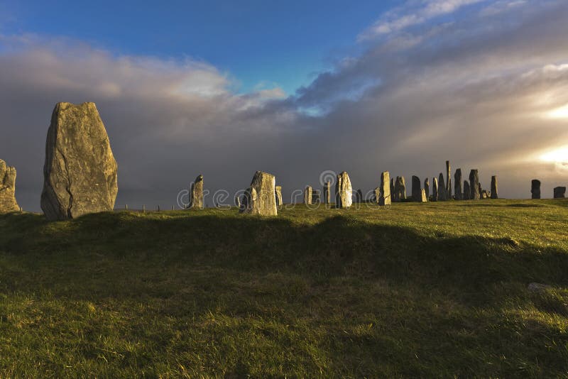 Callanish Standing Stones stock photo. Image of ritual - 54898560