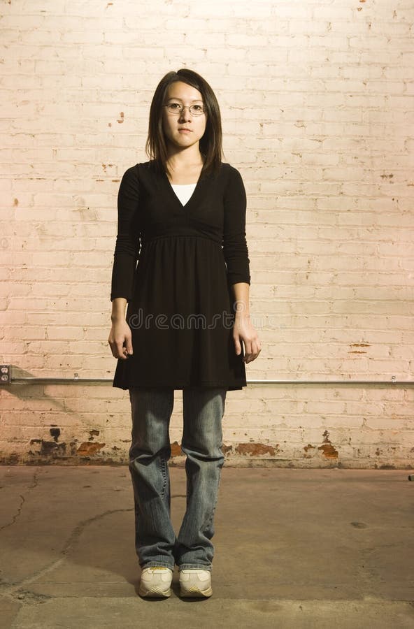 Standing straight stock photo. Image of average, jeans - 2836182