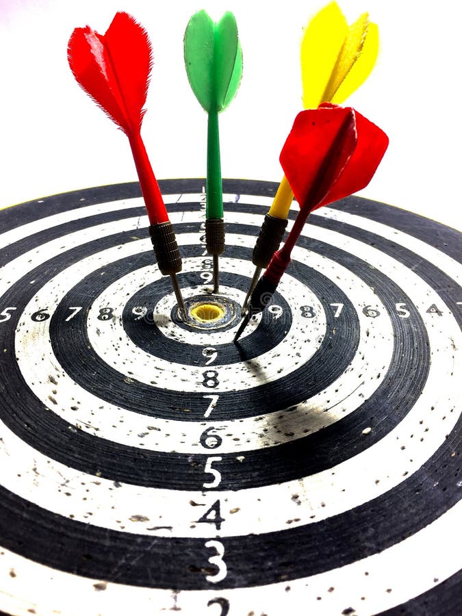 Standing on Target and Colorful Coffee Table Stock Photo - Image of ...