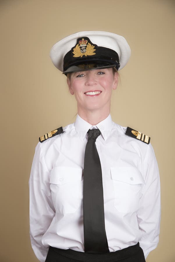 Female Lt Commander in Navy Uniform Stock Image - Image of naval ...