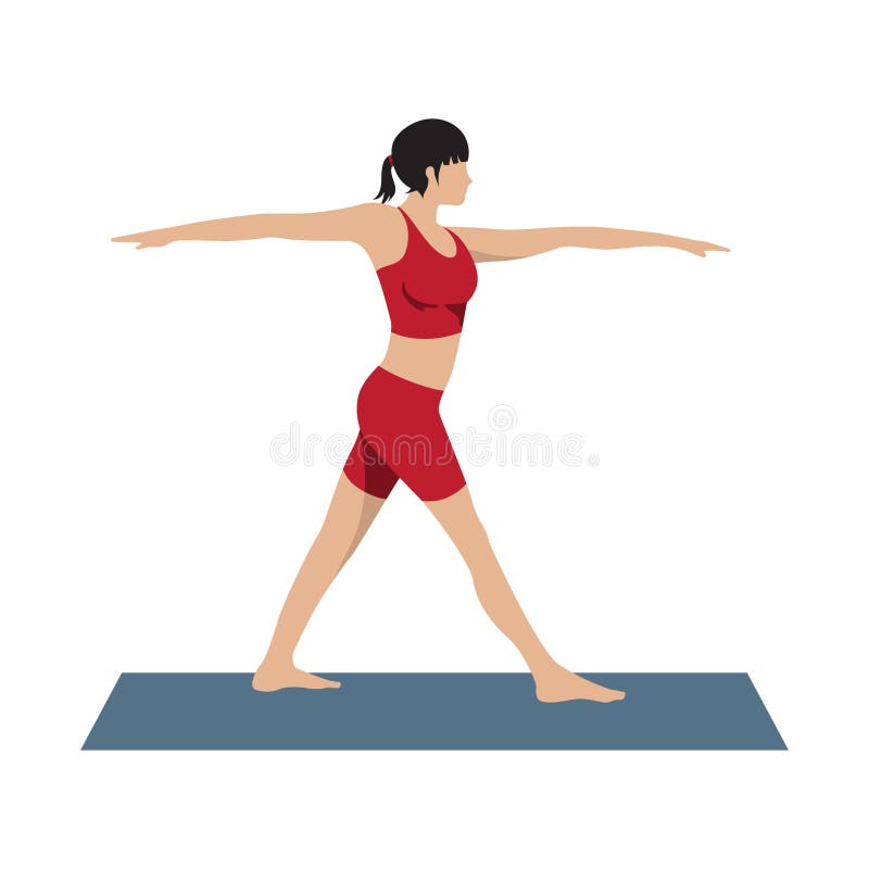 Warrior Asana Stock Illustrations – 1,089 Warrior Asana Stock ...