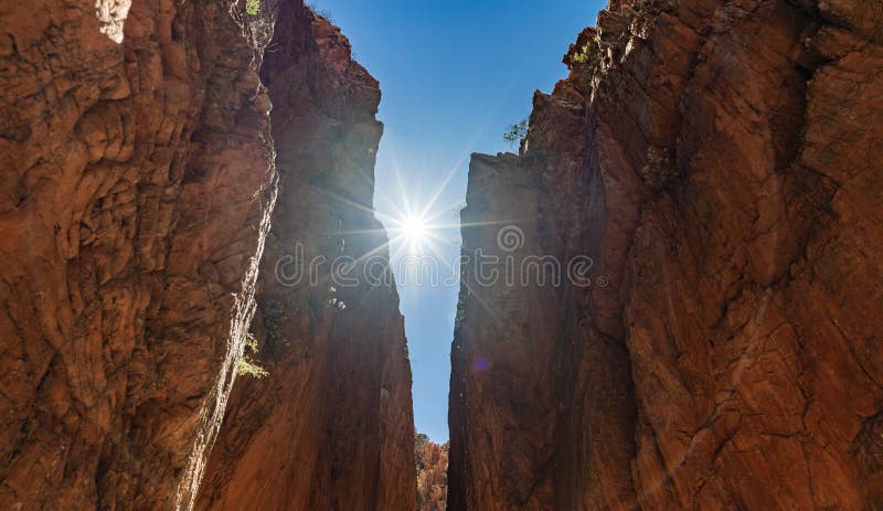 Standley Chasm in the West MacDonnell Range Stock Image - Image of ...
