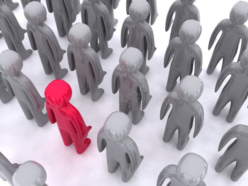 Standout stock illustration. Illustration of isolated - 7239437