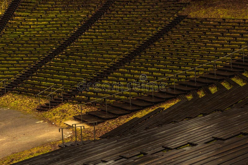 Stands of Spectators at the Stadium Stock Photo - Image of architecture ...